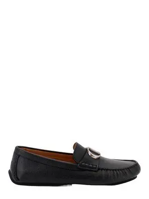 Dior Roadie Leather Loafers - Black
