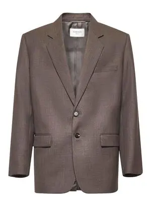 Saint Laurent Grey Wool Chiné Yves Blazer - Multicolor