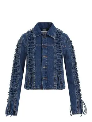 JEAN PAUL GAULTIER Denim Corset Jacket - Blue