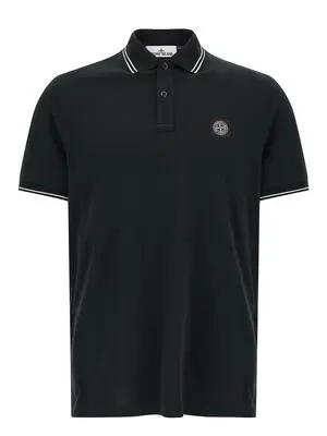 Stone Island 2200010' Polo Shirt - Black