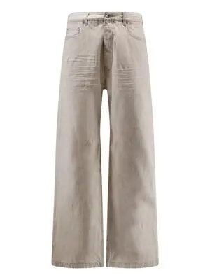Rick Owens DRKSHDW Wide Leg Denim Jeans Multicolor