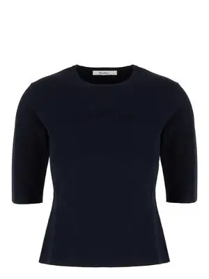 Max Mara Ribbed Knit T-shirt - Multicolor