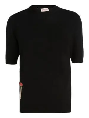 LANVIN Embroidered T-shirt - Multicolor