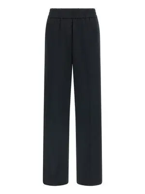 Peserico Punto Luce Straight Leg Trousers - Blue