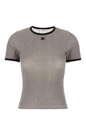 COURREGES COURREGES Short Sleeve T-shirt Multicolor