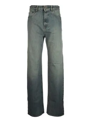 Miu Miu Miu Miu Straight Leg Jeans Multicolor