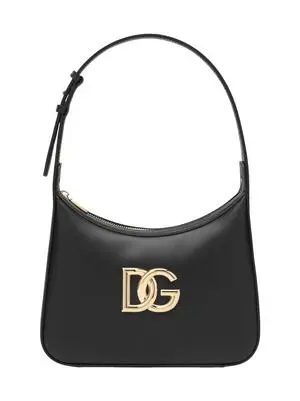 Dolce & Gabbana Leather Shoulder Bag - Black