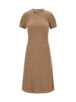 Stella McCartney Ribbed Knit Dress - Multicolor