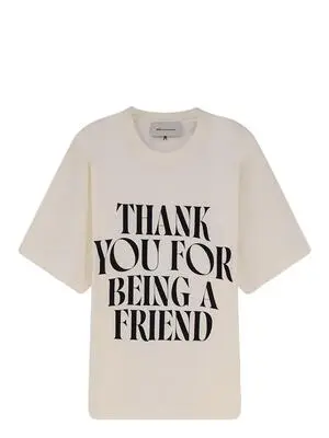 AMI Paris Cotton T-shirt With Frontal Print - Multicolor