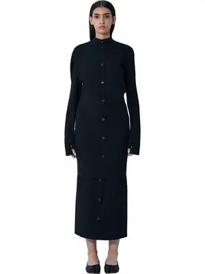 Issey Miyake Ruched Construction Shirt - Black