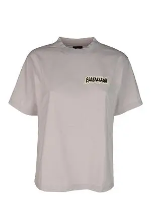 Balenciaga Logo T-shirt - Multicolor