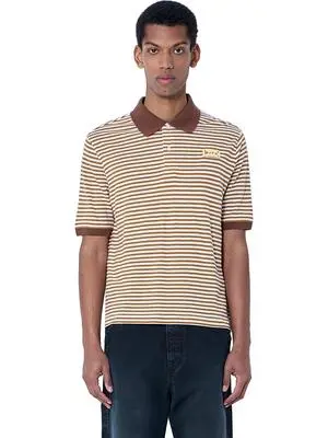 Marni Striped Polo Shirt - Brown