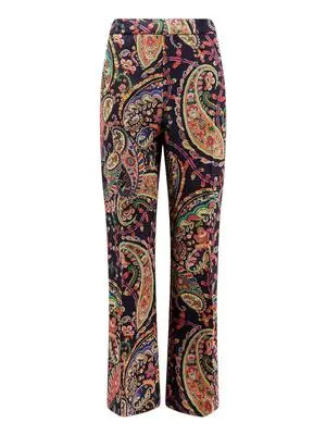 Etro ETRO Multicolor Paisley Print Trousers Multicolor