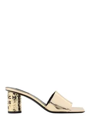 Givenchy Golden Calf Leather Mules - Multicolor
