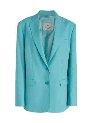 Etro Textured Single-breasted Blazer - Multicolor