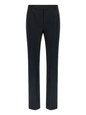 Max Mara S MAX MARA SmmFatina Cropped Stretch Trousers Blue