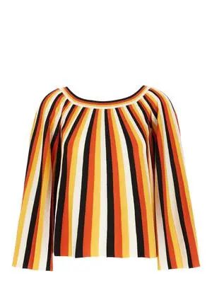 Chloé Striped Boatneck Top - Multicolor