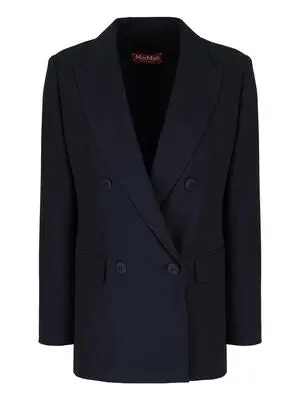 Max Mara Double-breasted Blazer - Multicolor