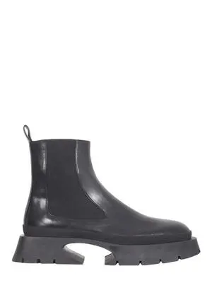 JIL SANDER JIL SANDER Leather Chelsea Boots With Block Heel