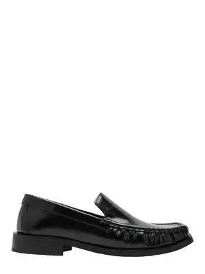VINNY'S Leather Loafers - Black