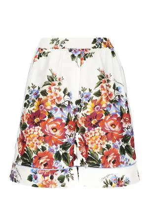 Dolce & Gabbana Floral Print Shorts - Multicolor