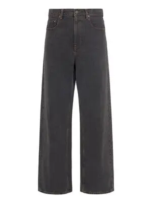GOLDEN GOOSE Cory Loose Skate Jeans - Black