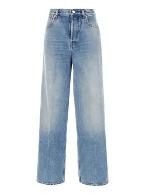 Gucci Wide Leg Jeans - Multicolor