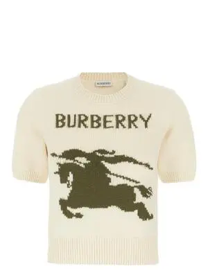 Burberry Knitwear With Equestrian Motif - Multicolor