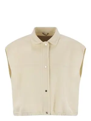 Herno Double Wool Waistcoat - Cream