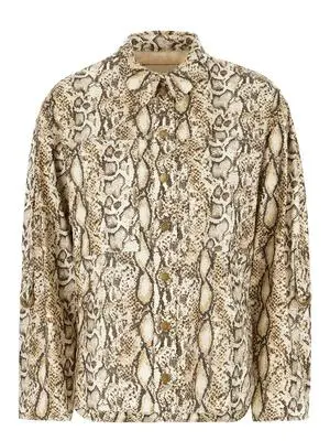 ISABEL MARANT ÉTOILE ISABEL MARANT Printed Long Sleeve Shirt Jacket