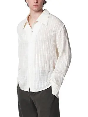 Séfr Ignacio Cotton Shirt - White
