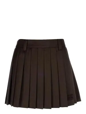 Miu Miu Pleated Skirt - Multicolor