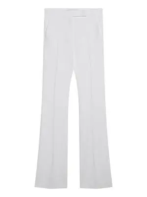 MAX MARA Max Mara Crêpe Canvas Optical Slim Trousers