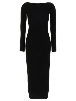 COURREGES Ribbed Knit Dress - Multicolor
