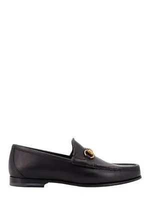 Gucci GUCCI Horsebit 1953 Leather Loafers Multicolor