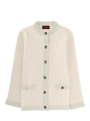 Gucci Wool Cardigan - Cream