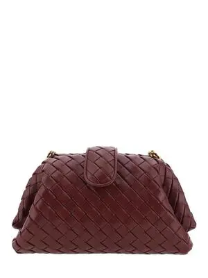 Bottega Veneta Woven Leather Handbag - Red
