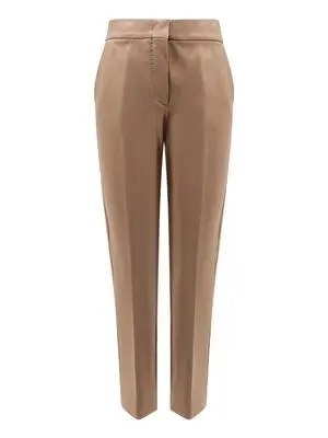 Max Mara Max Mara Pegno Viscose Blend Trousers Multicolor