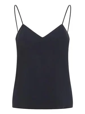 Max Mara Washed Silk Tank Top - Blue
