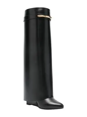 Givenchy Knee-high Wedge Heel Boots - Multicolor