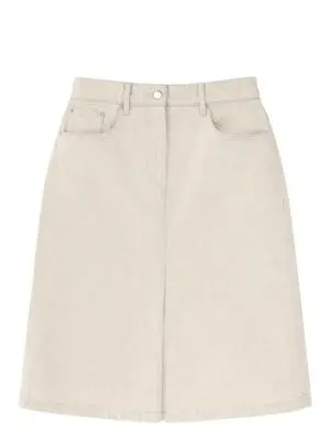 A.p.c. Denim Midi Skirt - Multicolor