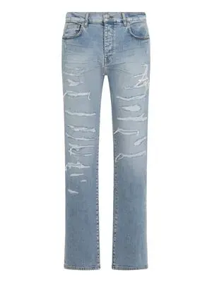 Amiri Repaired Slim Jeans - Blue