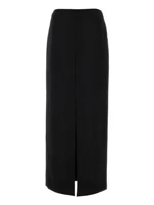 Givenchy Wool And Mohair Blend Skirt - Black