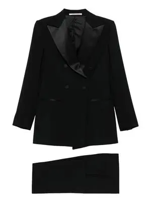 Tagliatore Wool Smoking Suit - Multicolor