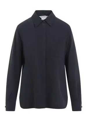 Max Mara Max Mara Washed Silk Shirt Black