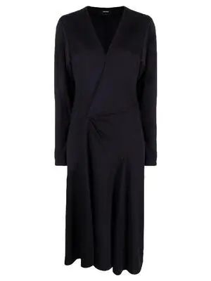 Isabel Marant Étoile Draped V-neck Dress - Multicolor