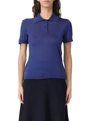 Max Mara Max Mara Short Sleeve Polo Shirt Blue