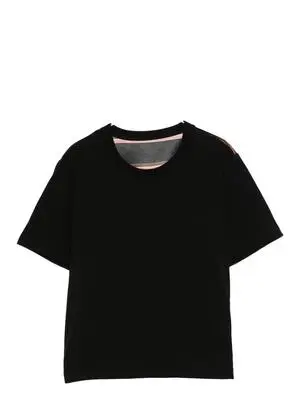 Sacai Striped Cotton T-shirt - Multicolor