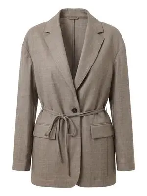 Brunello Cucinelli Double-breasted Peak Lapel Blazer - Multicolor
