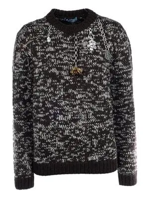 Prada Clothing Knitwear With Embellishments - Multicolor